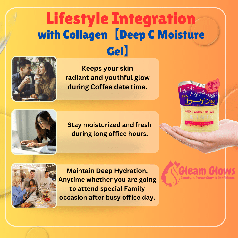 Daiso Collagen Deep C Moisture Gel 40g - gleamglows.com
